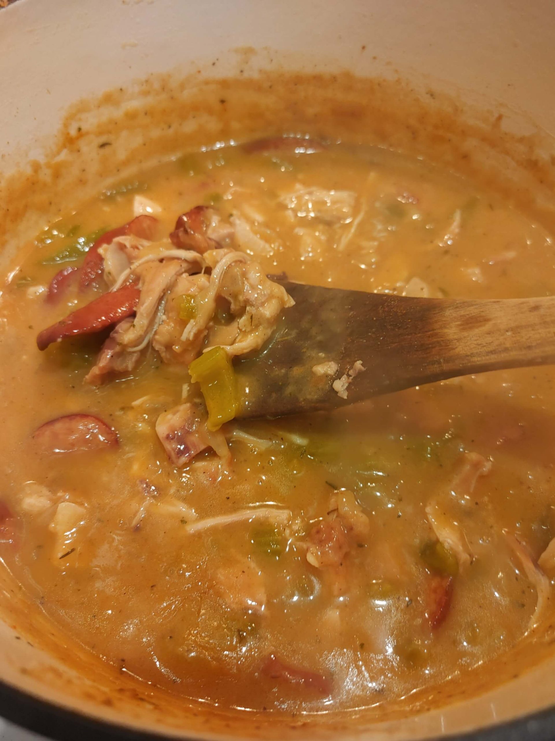 Chicken and Andouille Sausage Gumbo - U Keep Cooking