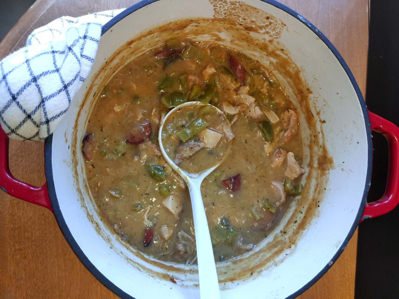 Chicken and Andouille Sausage Gumbo - U Keep Cooking