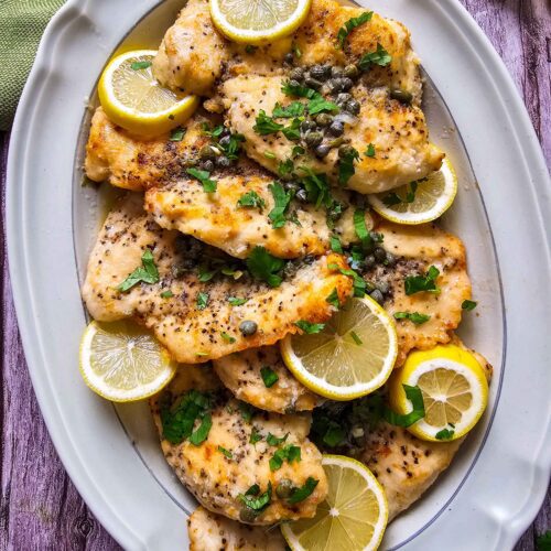 Zesty Lemon Chicken Piccata Made Easy - U Keep Cooking