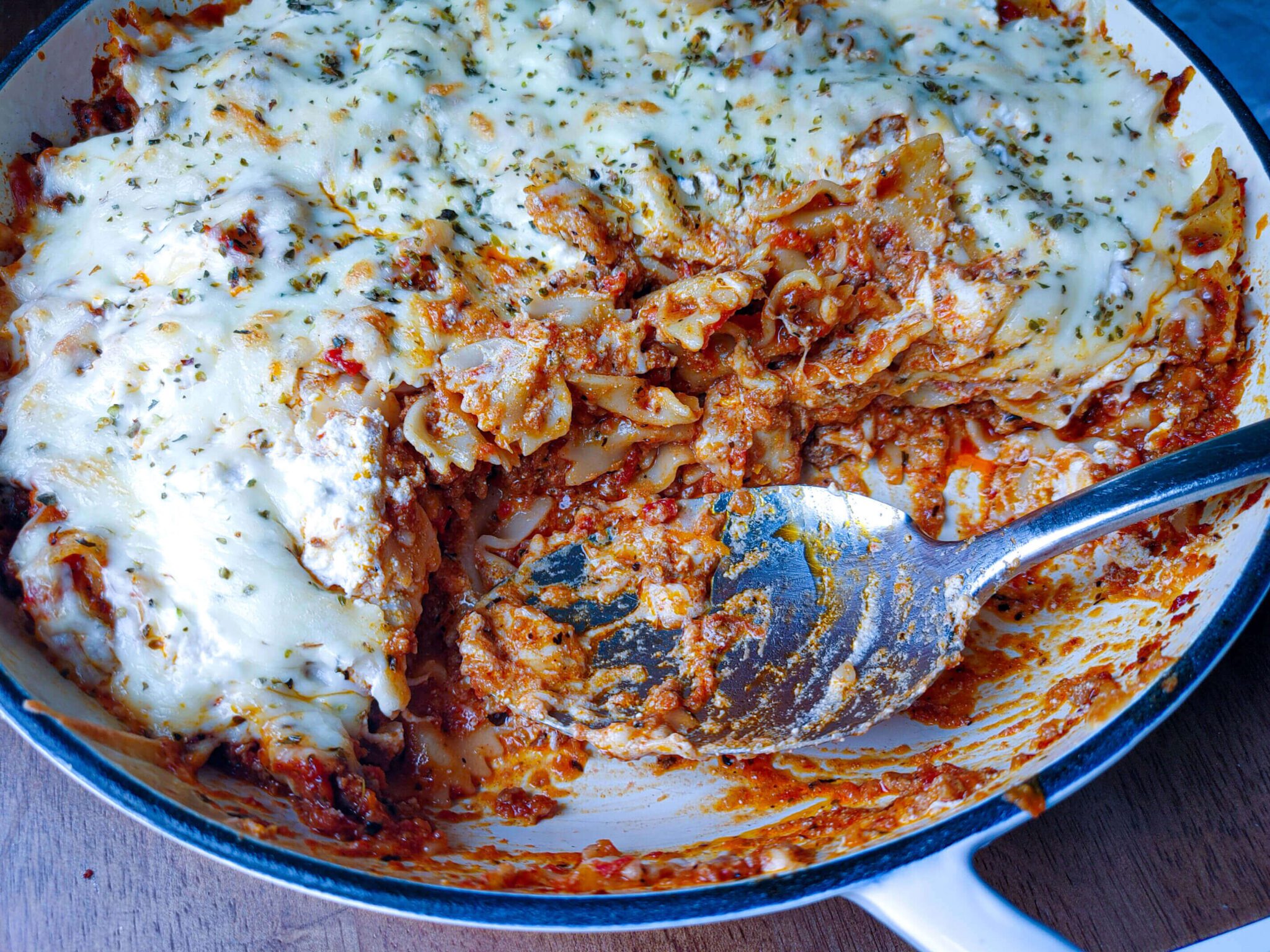 Easy One-Pot Skillet Lasagna Recipe - U Keep Cooking