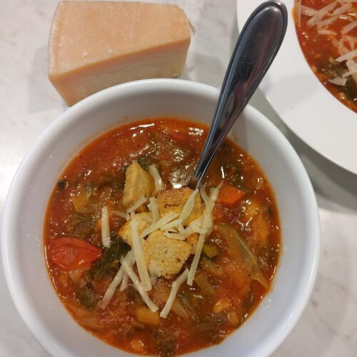 Classic Italian Minestrone Soup - U Keep Cooking