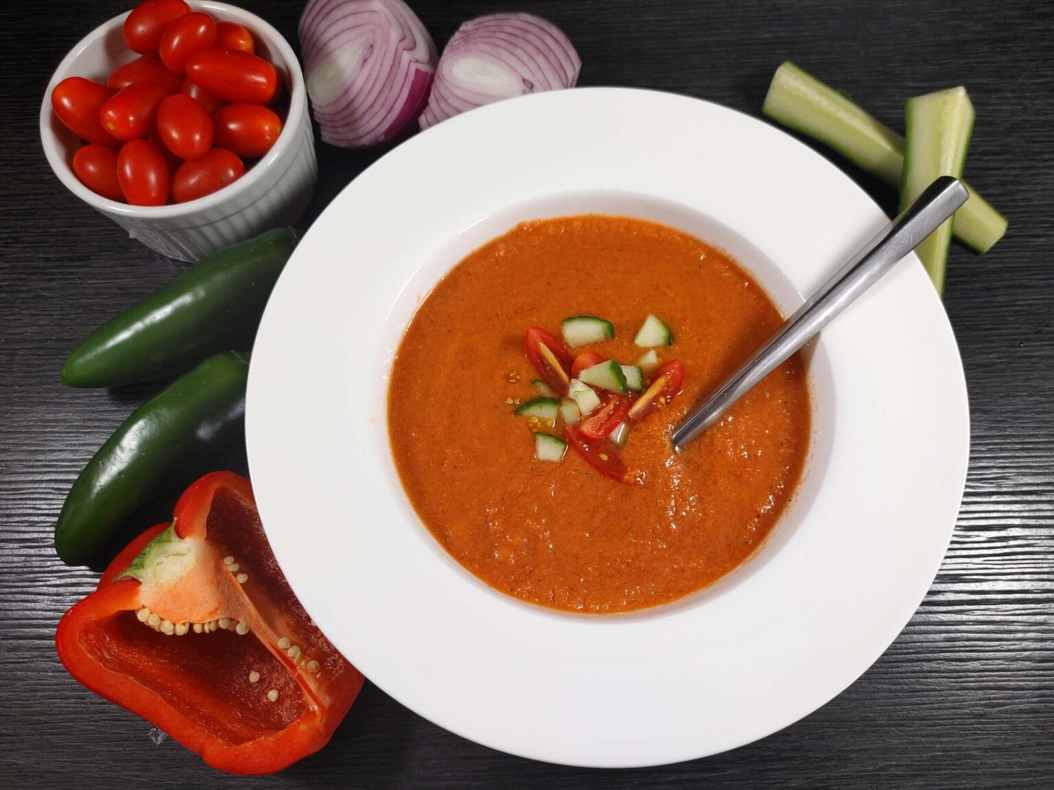 Easy Gazpacho Recipe - U Keep Cooking
