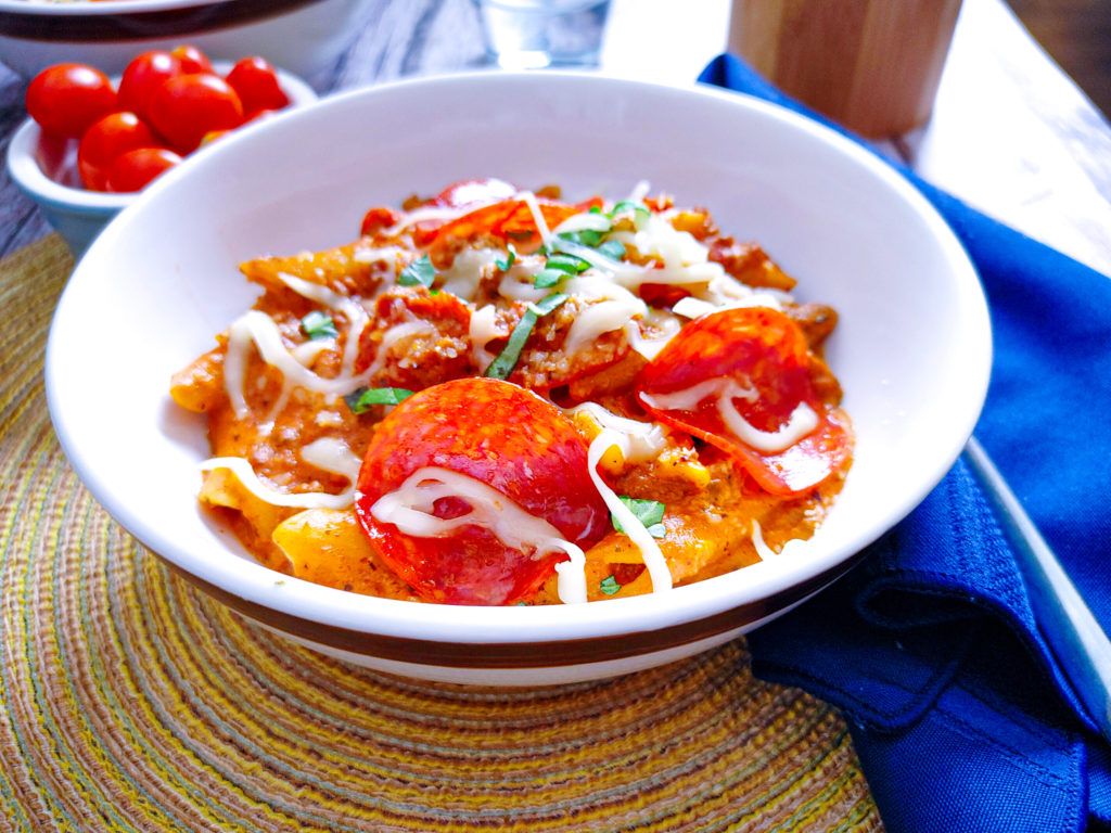Easy Instant Pot Pepperoni Pizza Casserole with Pasta Recipe - U Keep ...