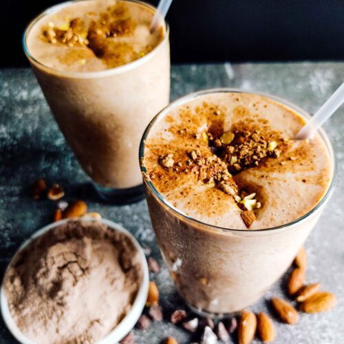 Easy Protein Packed Chocolate Peanut Butter Smoothie - U Keep Cooking