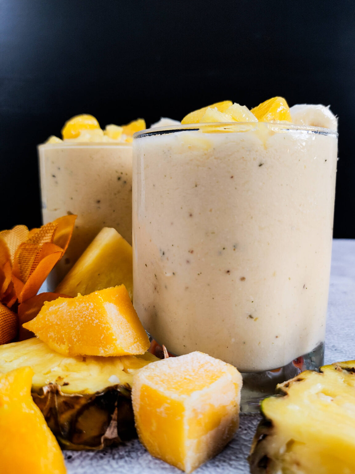 Indulge in a Creamy Mango Pineapple Banana Smoothie - U Keep Cooking