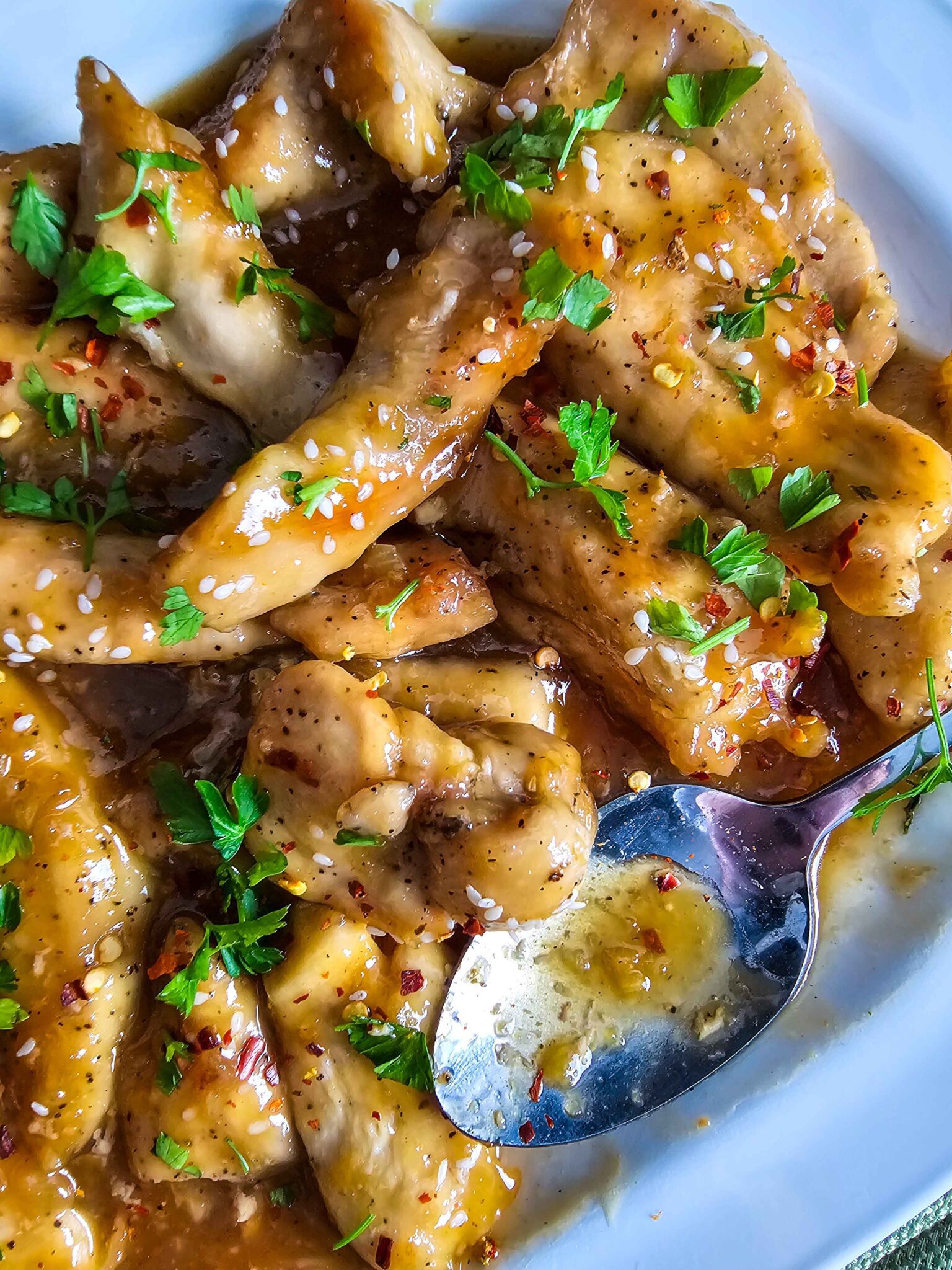 Sticky Sweet Honey Garlic Chicken Recipe - U Keep Cooking