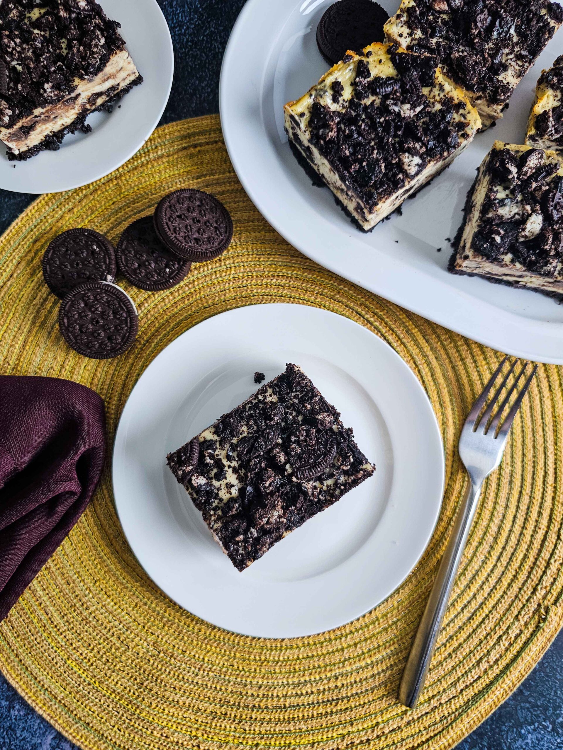 Sinfully Delicious Oreo Cheesecake Bars - U Keep Cooking