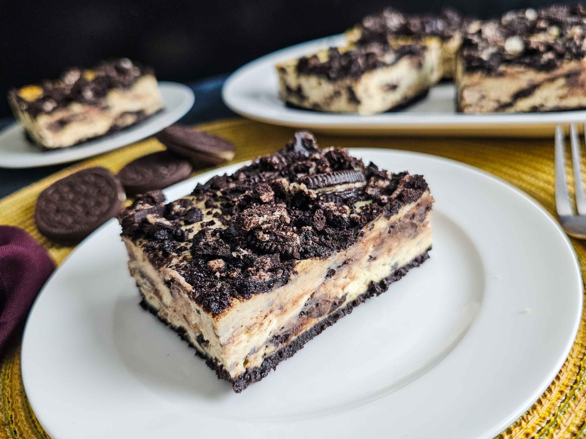 Sinfully Delicious Oreo Cheesecake Bars - U Keep Cooking