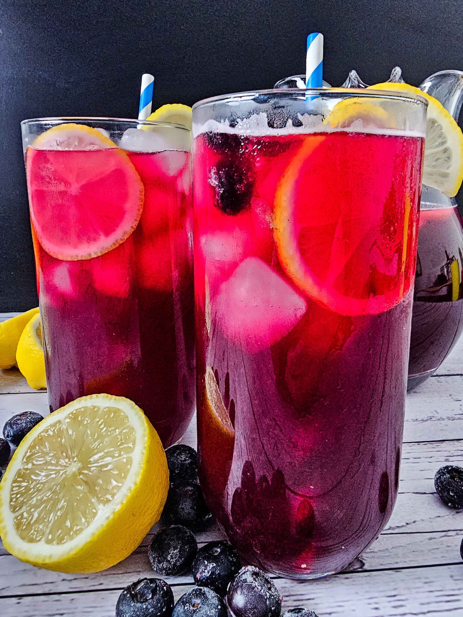 Bursting with Flavor Blueberry Lemonade - U Keep Cooking