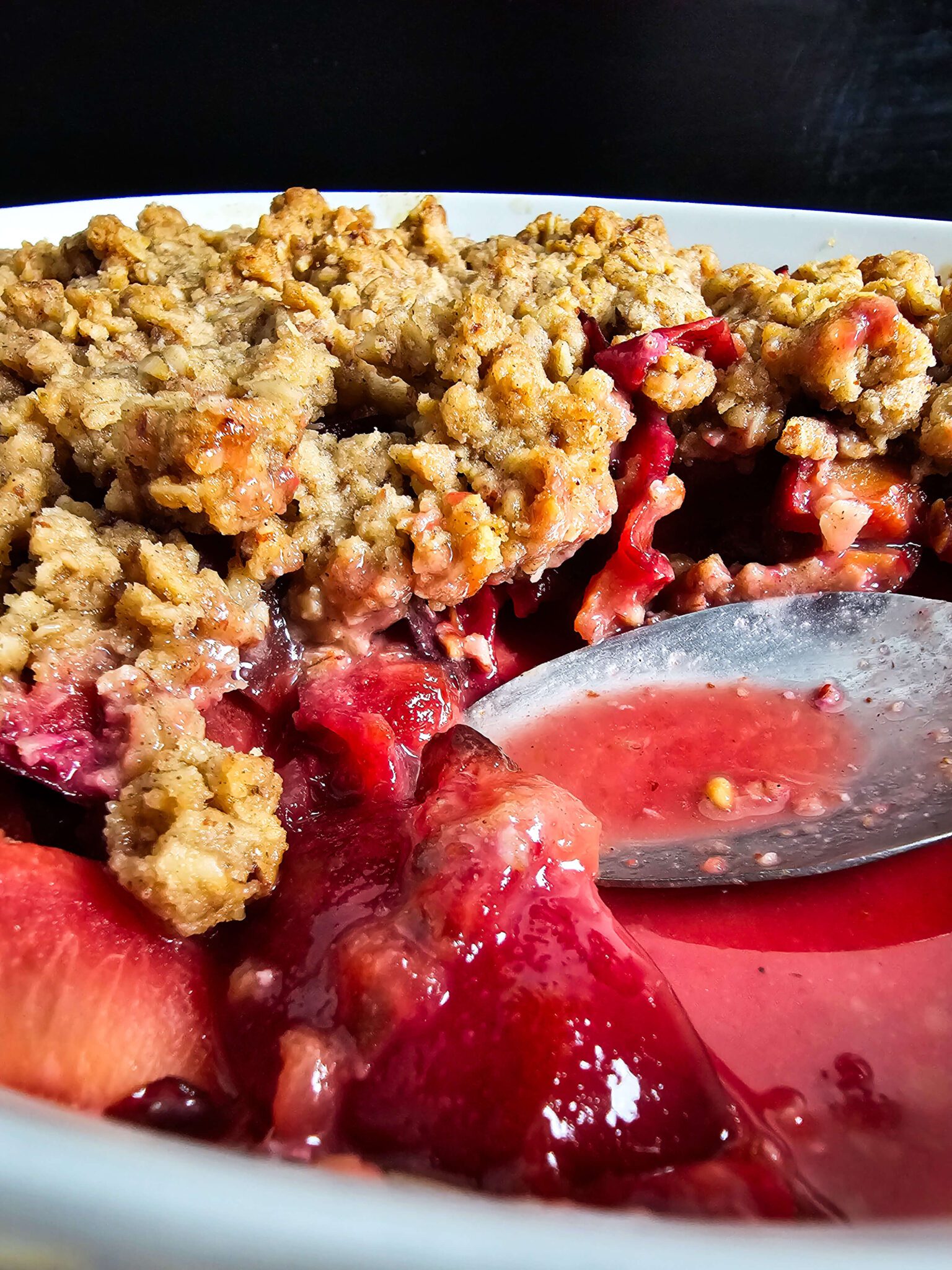 Easy Plum Crisp – Sweet and Perfectly Crunchy - U Keep Cooking