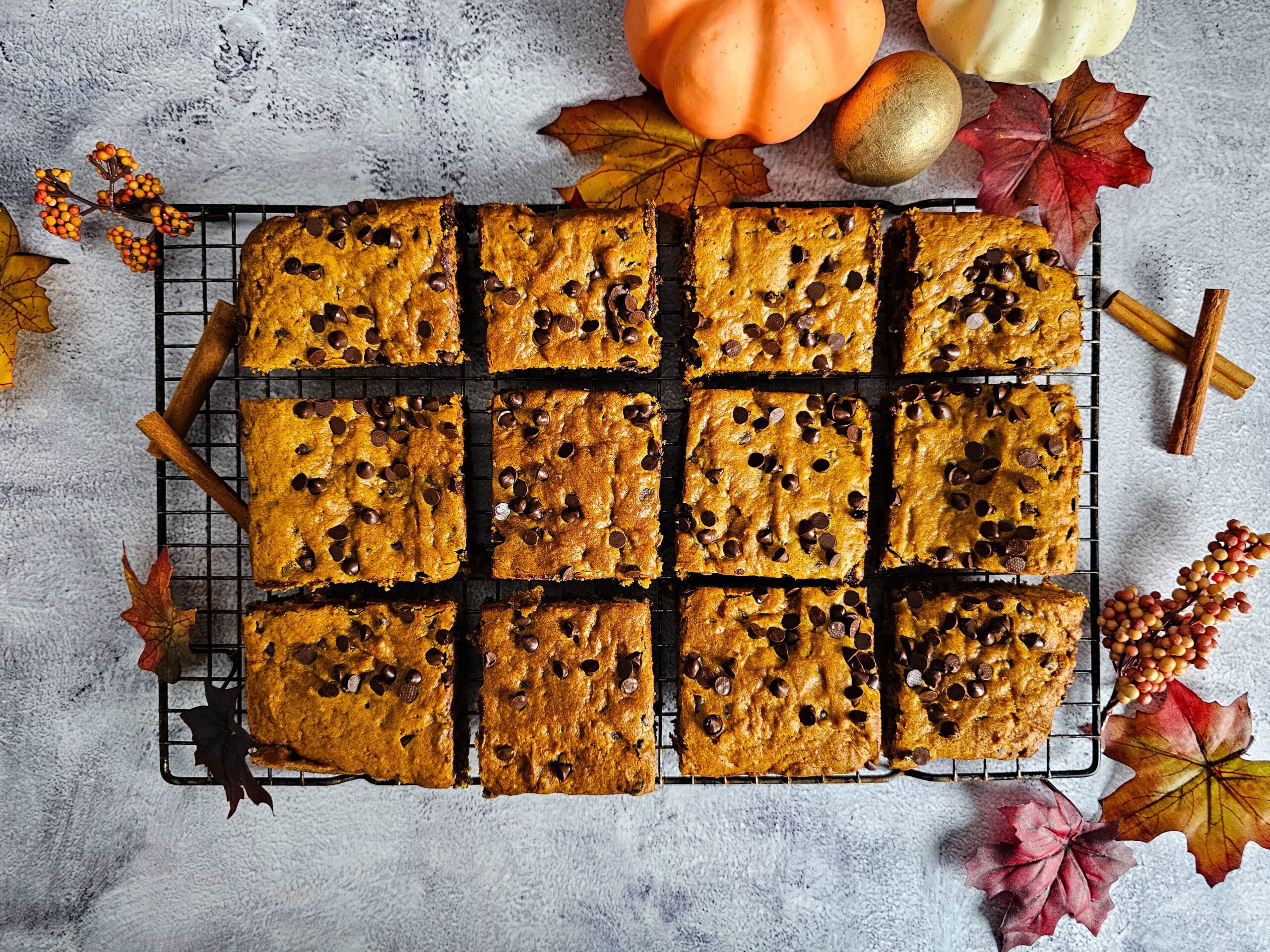 Best Chocolate Chip Pumpkin Bars - Simple Fall Treat - U Keep Cooking