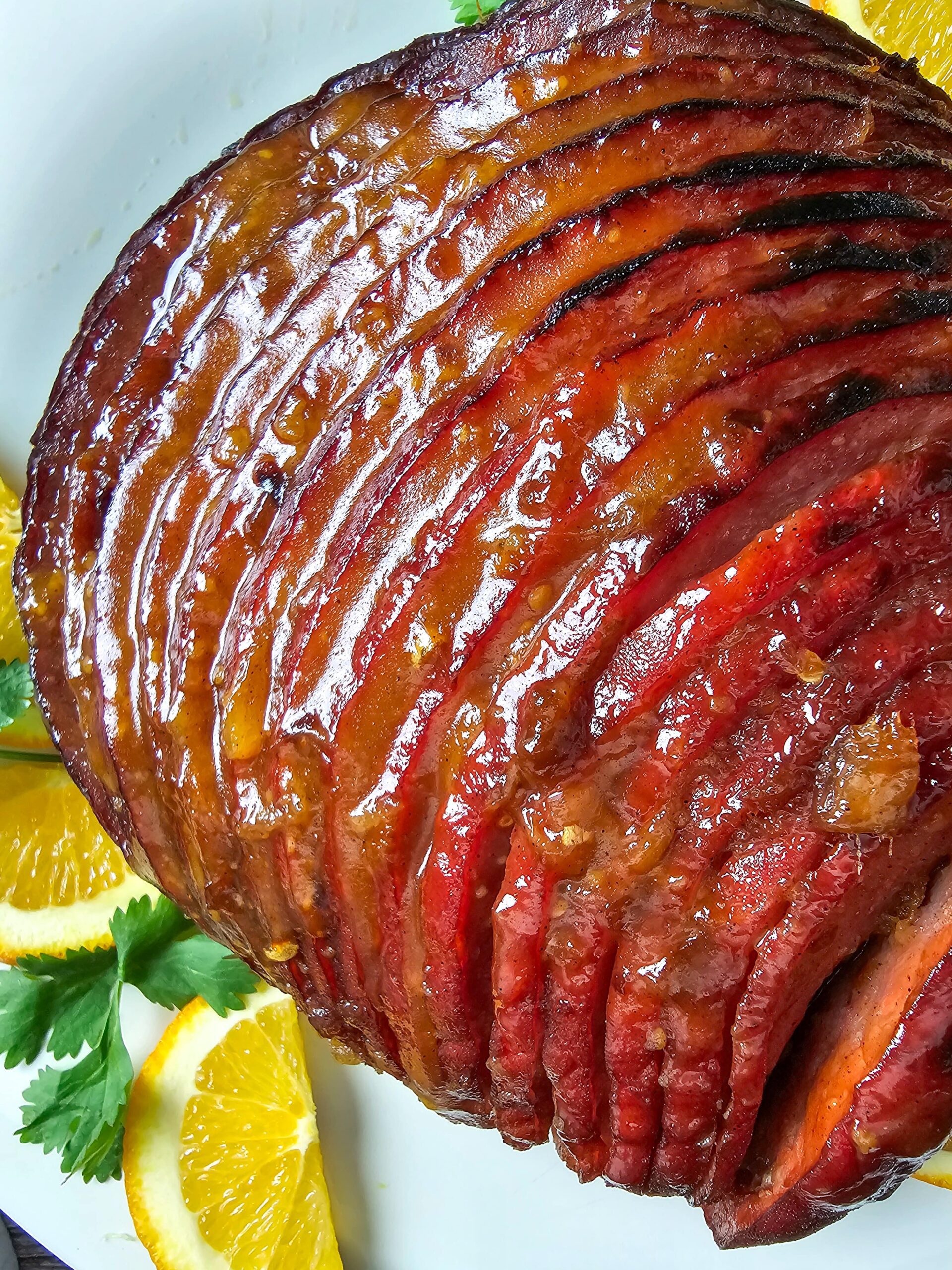 Perfect Slow Cooker Glazed Spiral Ham - U Keep Cooking
