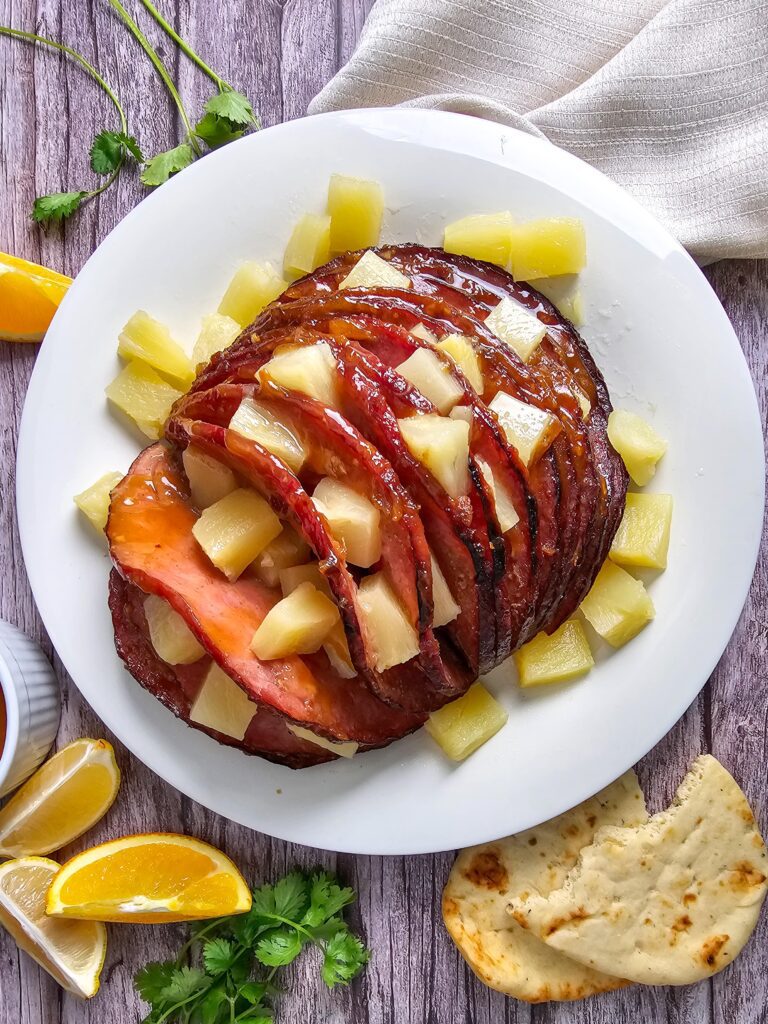 Perfect Slow Cooker Glazed Spiral Ham - U Keep Cooking